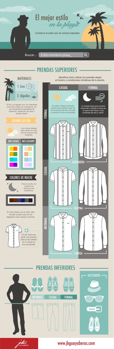 Estilo playero | Informal - Casual - Formal